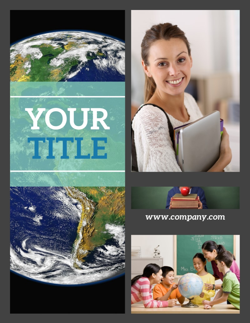 Language School Flyer Template | MyCreativeShop