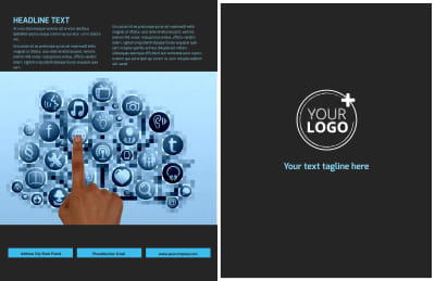 Social Media Marketing Brochure Template | MyCreativeShop