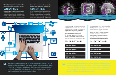 Social Media Marketing Brochure Template | MyCreativeShop
