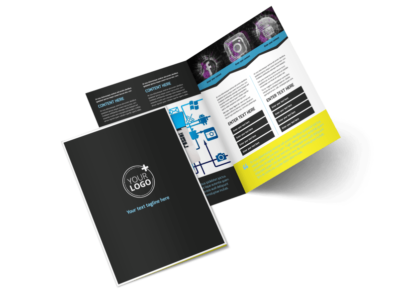 Social Media Marketing Brochure Template | MyCreativeShop