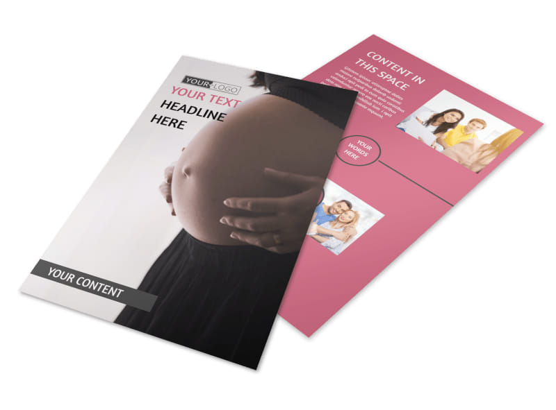 Pregnancy Counseling Flyer Template | MyCreativeShop