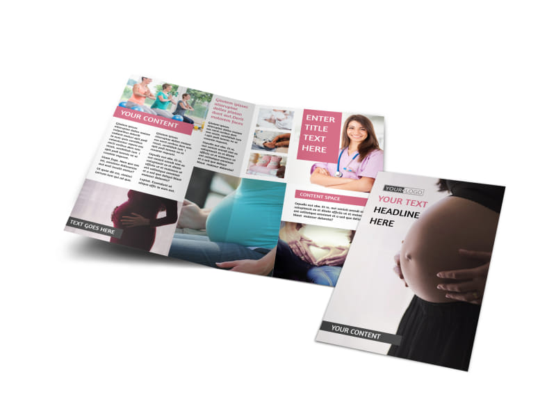 Pregnancy Counseling Brochure Template | MyCreativeShop