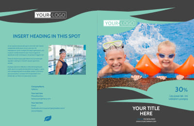 Swimming Lessons Brochure Template | MyCreativeShop