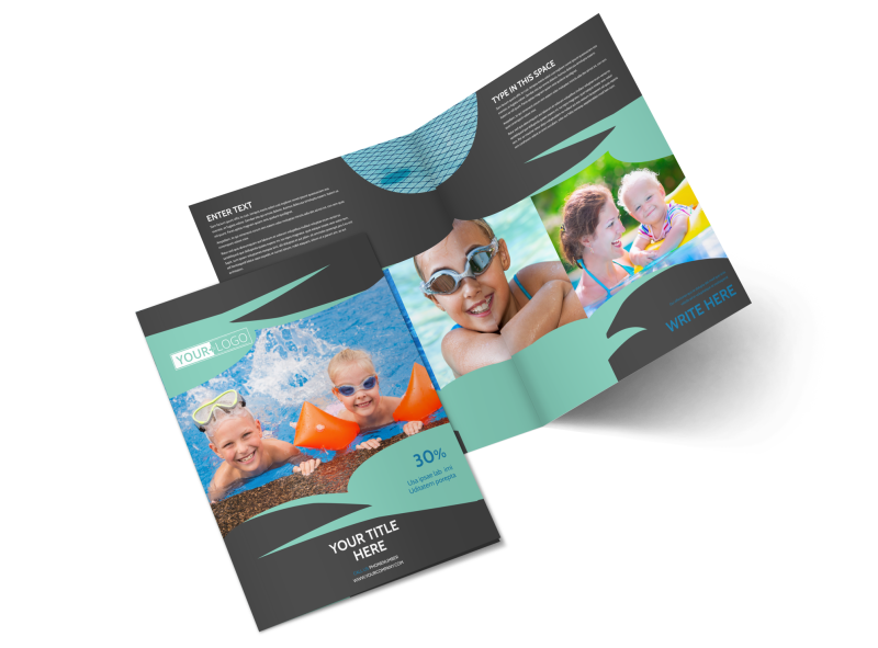 Swimming Lessons Brochure Template | MyCreativeShop