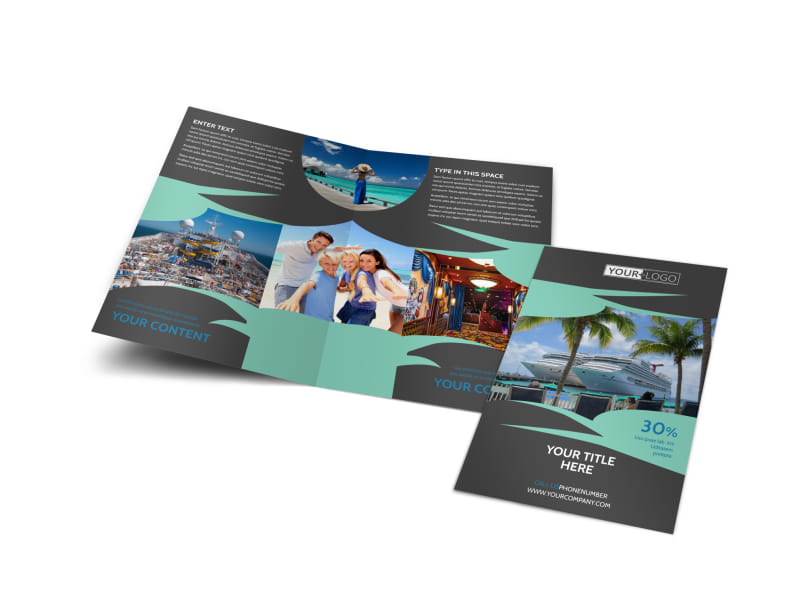 Caribbean Cruise Ship Brochure Template | MyCreativeShop