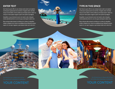 Caribbean Cruise Ship Brochure Template | MyCreativeShop