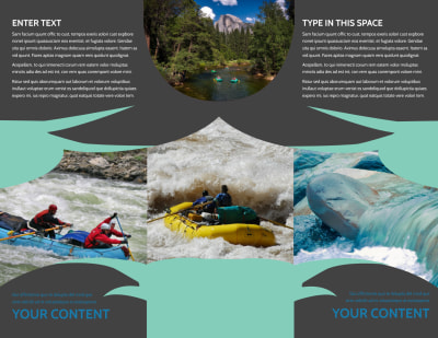 White Water Rafting Brochure Template | MyCreativeShop