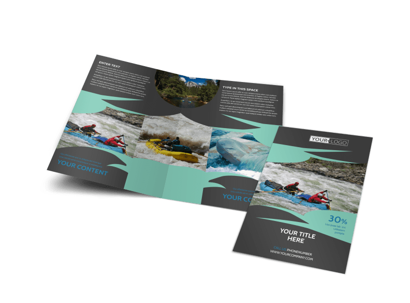 White Water Rafting Brochure Template | MyCreativeShop