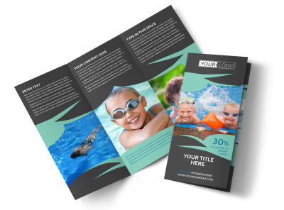 Swimming Lessons Brochure Template | MyCreativeShop