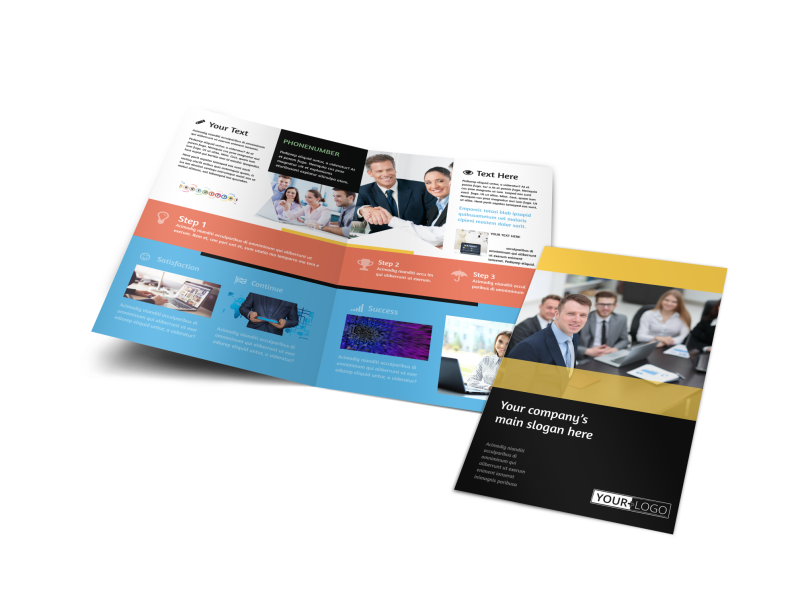 Project Management Consulting Firm Brochure Template
