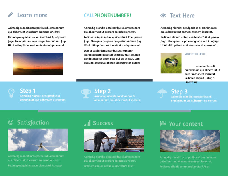 Energy Conservation Consultants Brochure Template