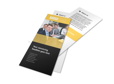 Project Management Consulting Firm Brochure Template