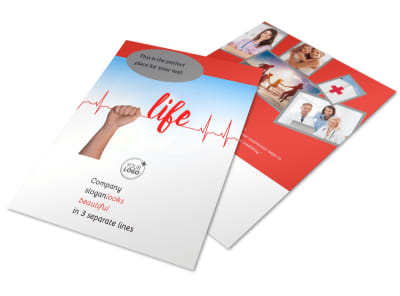 Blood Donation Centers Brochure Template | MyCreativeShop