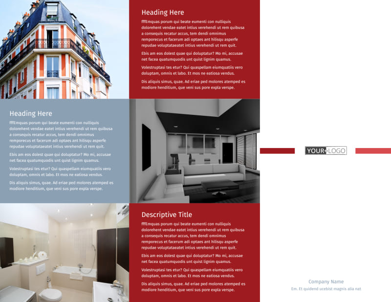 Upscale Apartments Brochure Template | MyCreativeShop