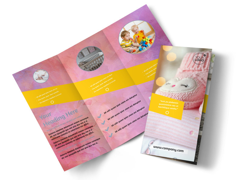 Baby Store Brochure Template | MyCreativeShop