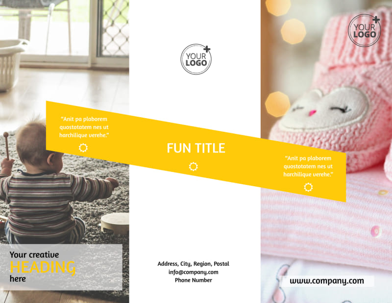 Baby Store Brochure Template | MyCreativeShop