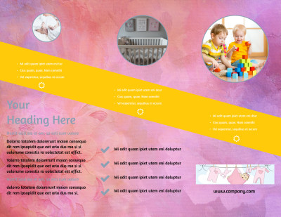 Baby Store Brochure Template | MyCreativeShop