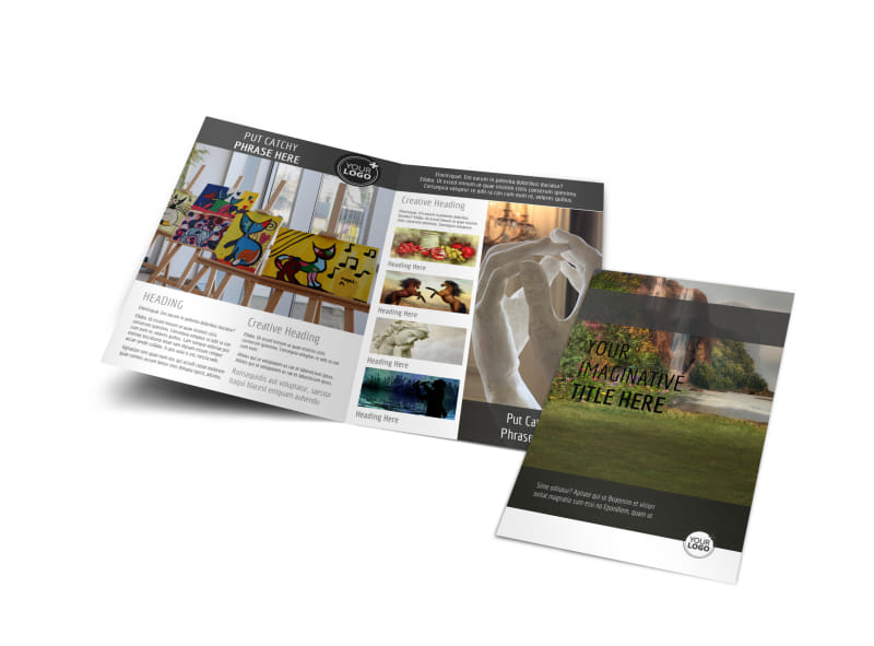 Art Exhibit Brochure Template | MyCreativeShop