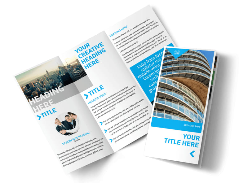 Commercial Real Estate Property Brochure Template