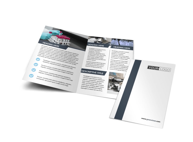 Chemistry Screening Library Brochure Template