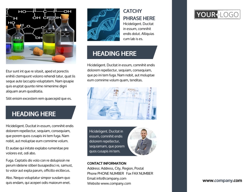 Chemistry Screening Library Brochure Template