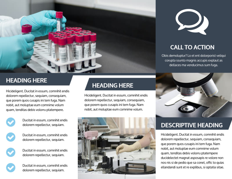 Chemistry Screening Library Brochure Template