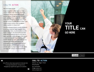 Martial Arts Brochure Template | MyCreativeShop
