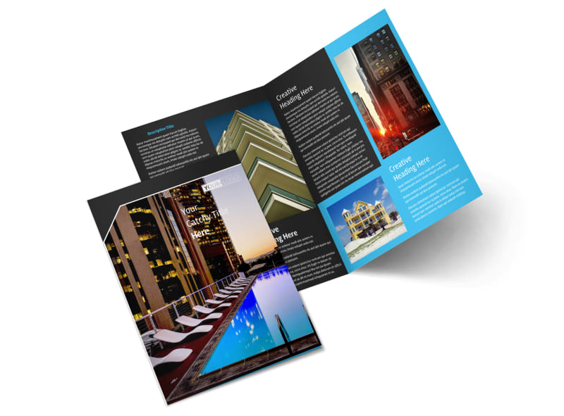 Condominium Real Estate Brochure Template | MyCreativeShop