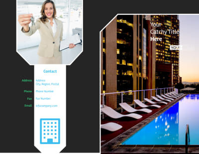 Condominium Real Estate Brochure Template | MyCreativeShop