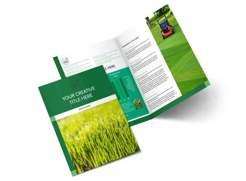 Lawn Mowing Brochure Template MyCreativeShop