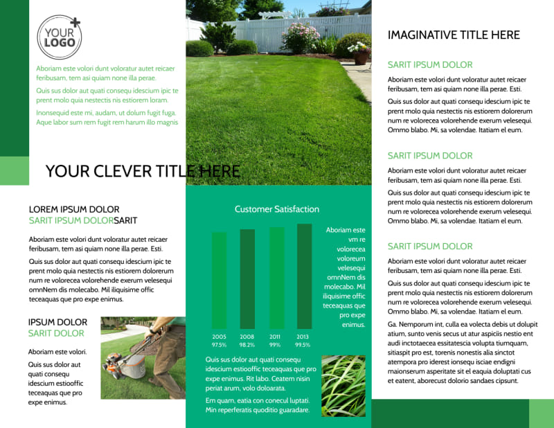 Lawn Mowing Brochure Template MyCreativeShop