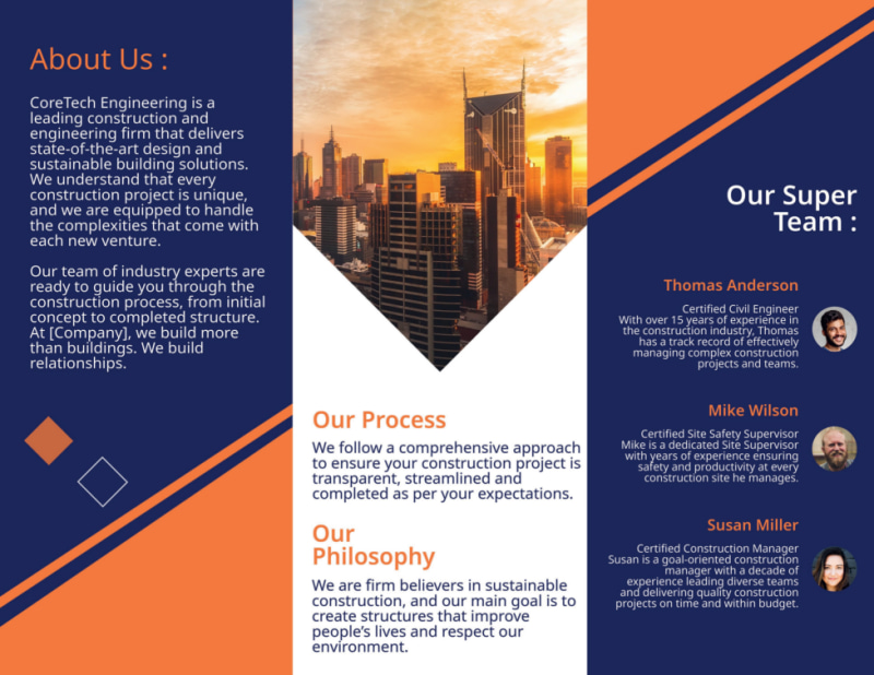 Engineering Consultants Brochure Template | MyCreativeShop