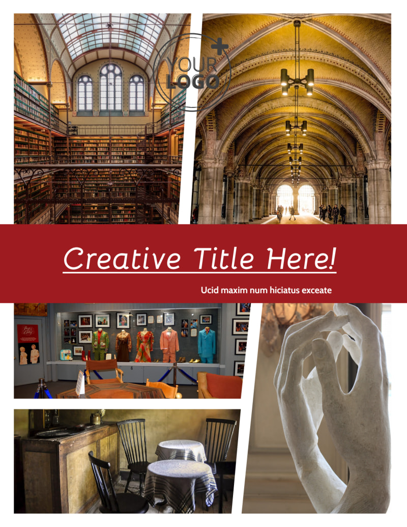 Museum Information Flyer Template | MyCreativeShop