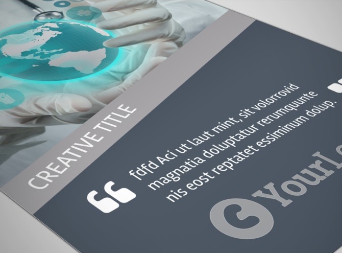 Medical Device Technology Flyer Template