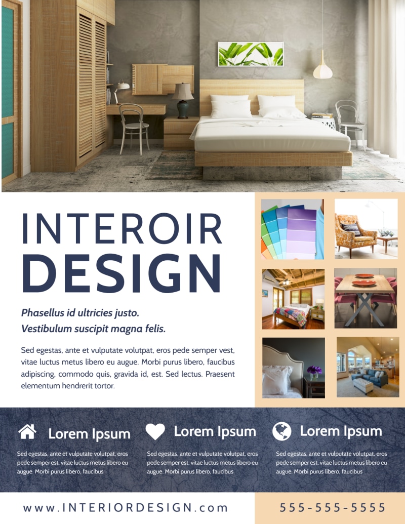 Creative Interior Design Flyer Template MyCreativeShop