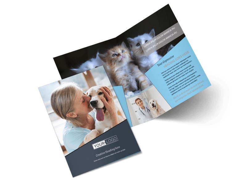 Veterinary Hospital Brochure Template | MyCreativeShop