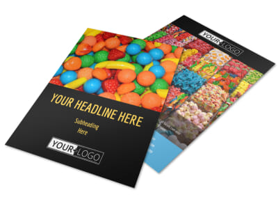 Sweet Candy Store Brochure Template | MyCreativeShop