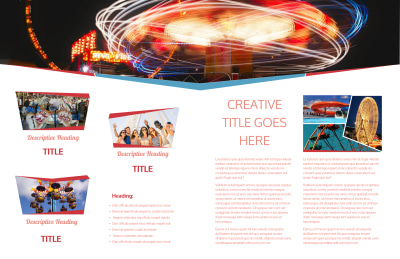 Amusement Park Bundle Brochure Template | MyCreativeShop