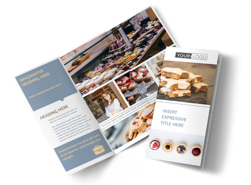 Fine Pastry Shop Brochure Template | MyCreativeShop