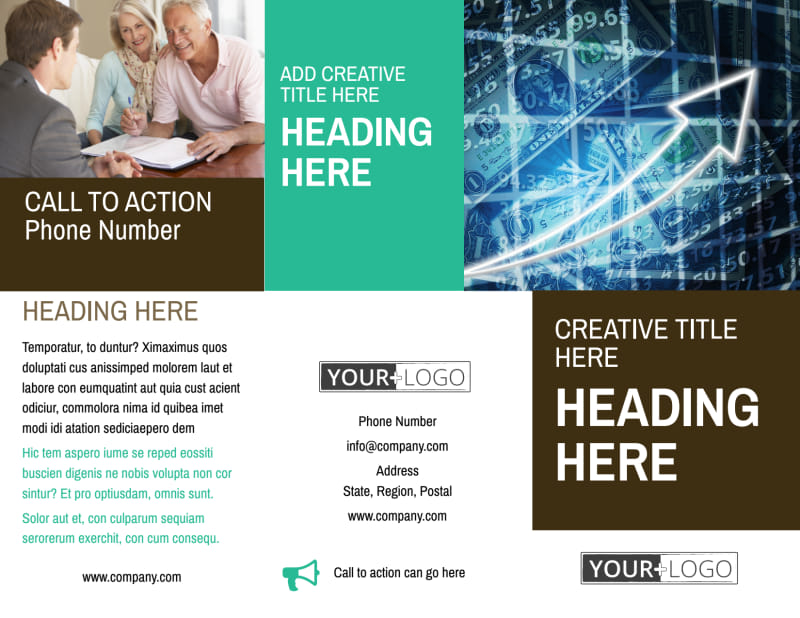 Financial Consultant Services Brochure Template