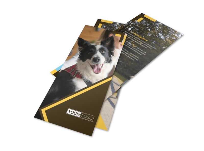 Dog Training Flyer Template MyCreativeShop