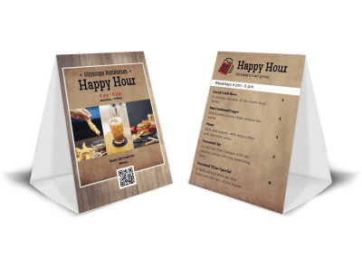 Table Tents You Can Design & Print Online [110+ Templates]