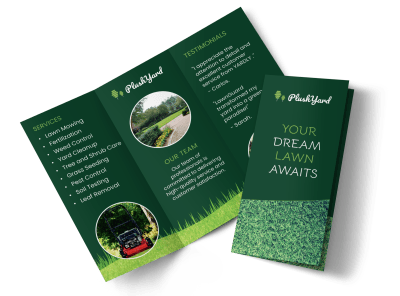 Lawn Care Brochure Templates | MyCreativeShop