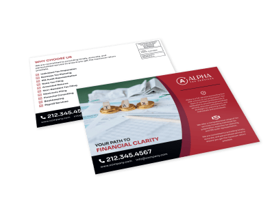 Tax Postcard Templates | MyCreativeShop