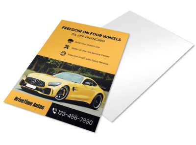 Car Dealer Flyer Templates | MyCreativeShop