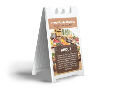 Agriculture A-Frame Sign Templates | MyCreativeShop