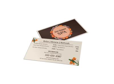 Beauty Business Card Templates | MyCreativeShop