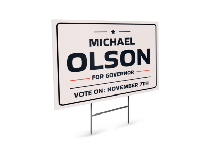 Campaign Yard Sign Templates | MyCreativeShop
