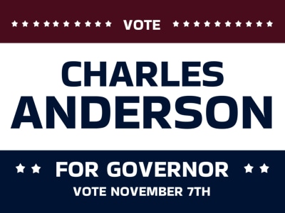 Political Yard Sign Templates | MyCreativeShop