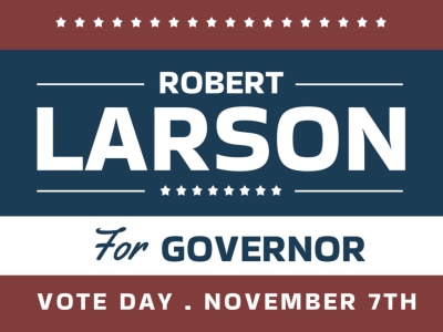 Political Yard Sign Templates | MyCreativeShop